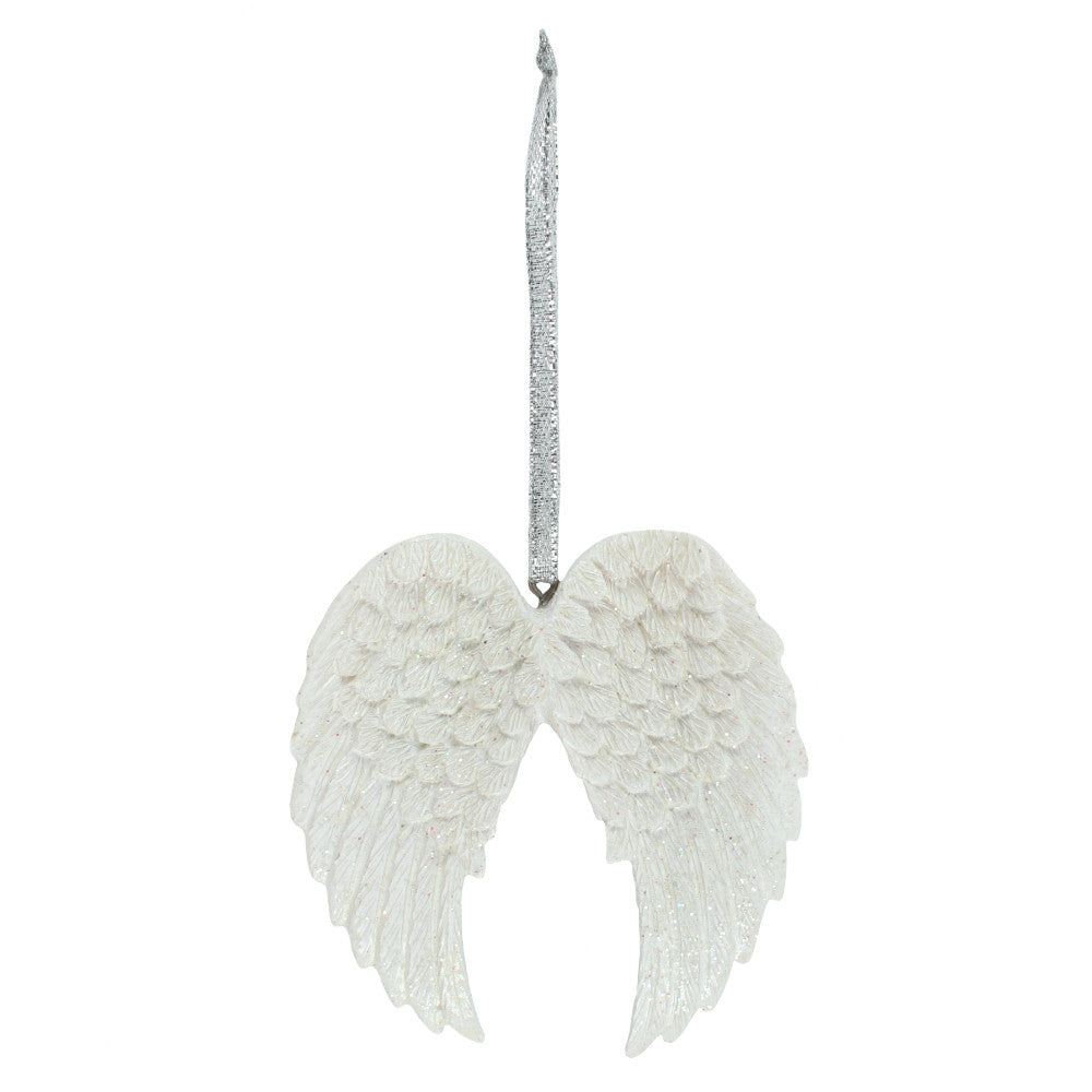Double Angel Wing Hanging Decoration – White Eagle Lodge